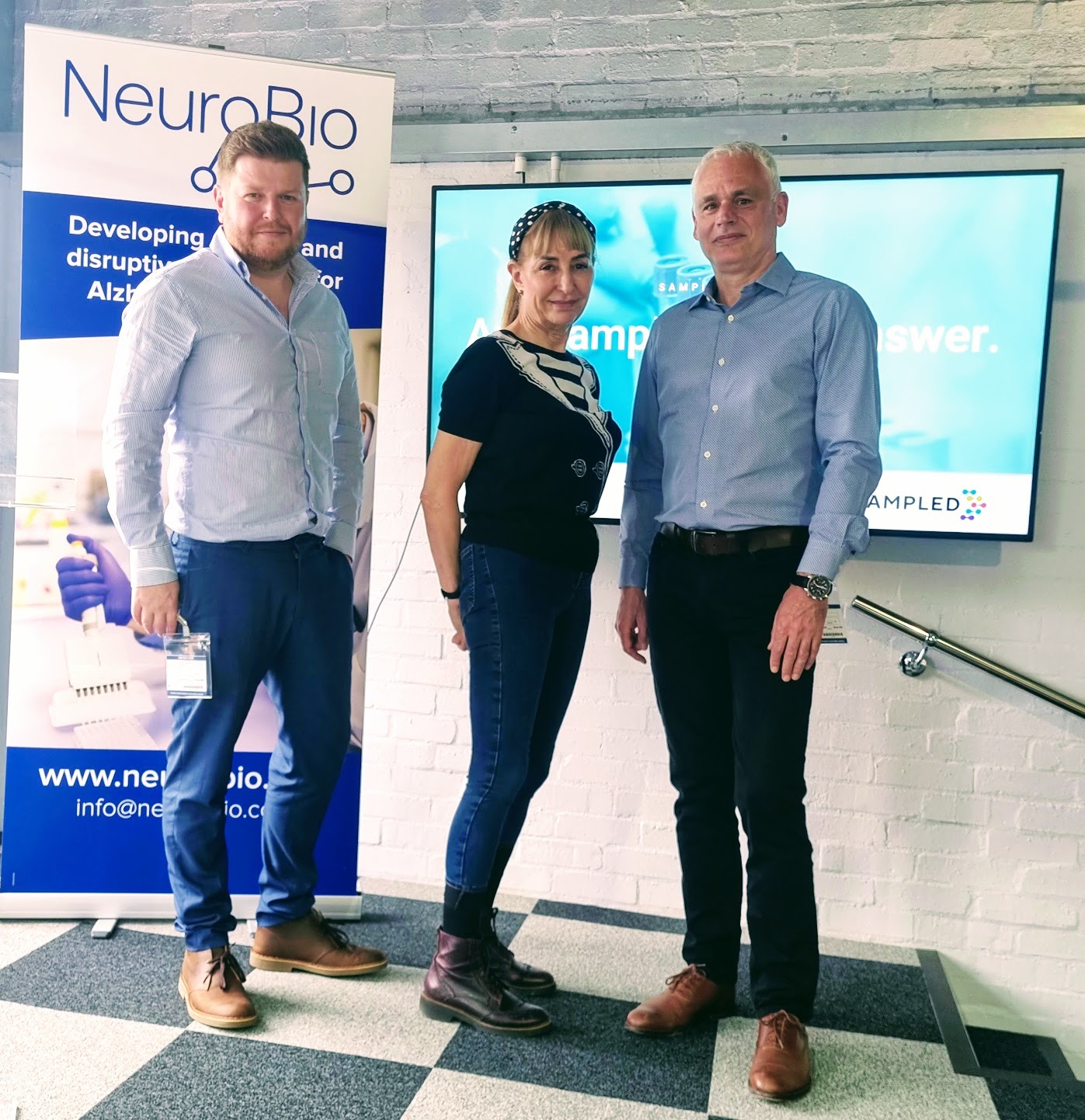 Sampled CEO & Chief Strategy Officer visit Neuro-Bio. - NeuroBio